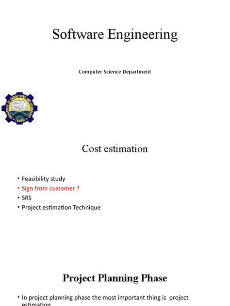 Cost Estimation Technique Pdf Computers Technology And Engineering