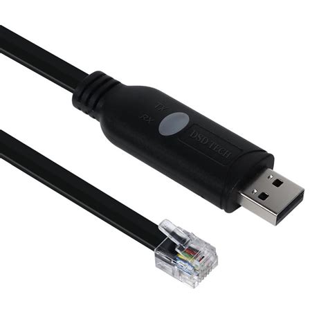 Dsd Tech Sh Rj12k Usb To Rj12 Rs232 Serial Cable With Ftdi Chip For Esa Plex Com2 Bridge Exp 4
