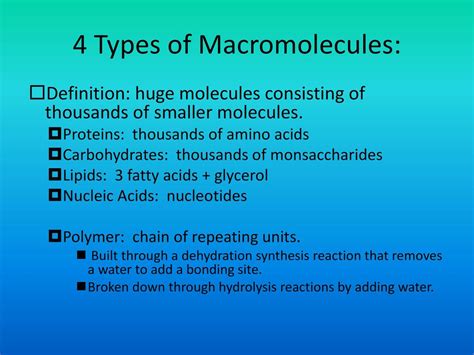 Biochemistry The Chemicals Of Life Ppt Download