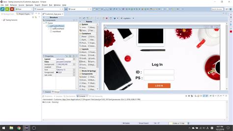 자바 스윙 12강 손님 데이터 저장 프로그램3 Youtube
