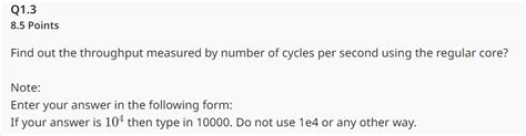 solved 51 points consider one cpu core running at vdd 1 v