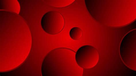 red color wiggling multiple circular shapes gradient design loop able