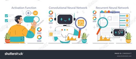 Neural Network Explained Set Dive Into Stock Vector Royalty Free