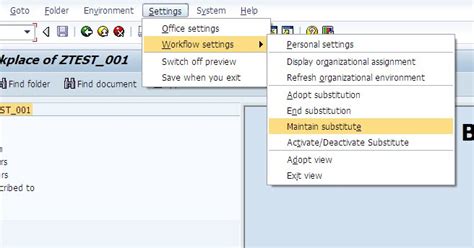 An Sap Consultant Sap Workflow Setup Substitution During Users Absence