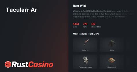 Tacularr Ar Rust Skin Price And Details