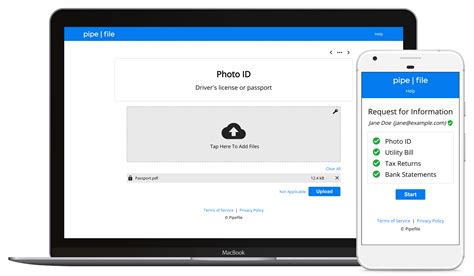 Laptop And Phone Showing Pipefile Interface