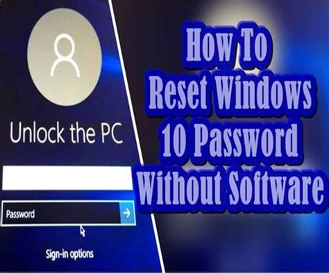 Windows Password Reset Method With Command Prompt