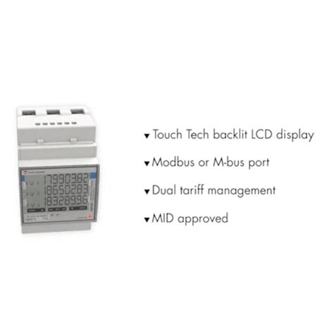 Carlo Gavazzi Em340 S1 3 Phase Modbus Meter