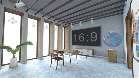 G0023 Vr Virtual Reality Classroom 3d Model By Vra