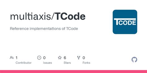 Github Multiaxistcode Reference Implementations Of Tcode Github Multiaxistcode Reference Implementations Of Tcode
