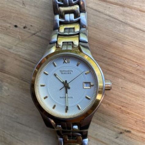 Gruen Swiss Made Two Tone Bracelet Automatic Men Watch Eta 2824 25