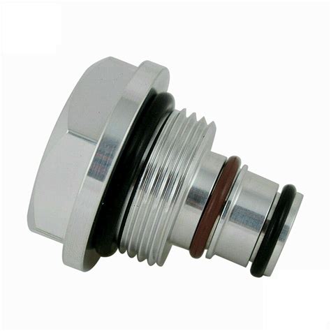 Auto Turbo Magnet Ersatz Stecker Billet Chrom Schw Grandado