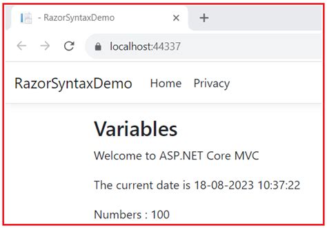 Razor View Engine Quotes Latest C Aspnet Core Mvc Projects Web
