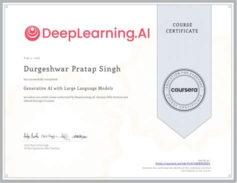 durgeshwar pratap singh on linkedin the coursera llm cousre is worth