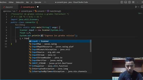 Convertir De Grados Celsius A Fahrenheit En Java Youtube