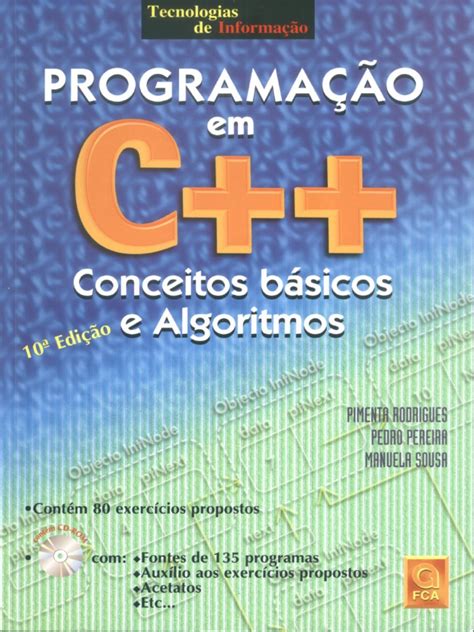 Resumo Programacao Em C Conceitos Basicos E Algoritmos Pimenta