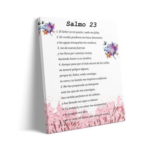 Salmo 91 En Español Para Pared Psalm 91 Wall Art Pandl Art
