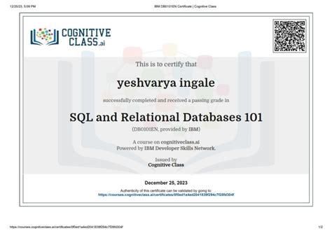Ibmskillsbuild Ibm Ibmcertification Cognitiveclass Sql