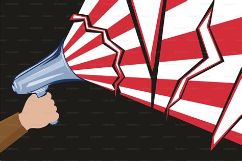 활동가의 벡터가 메가폰을 들고 있다 벡터 Unsplash의 연설자 이미지