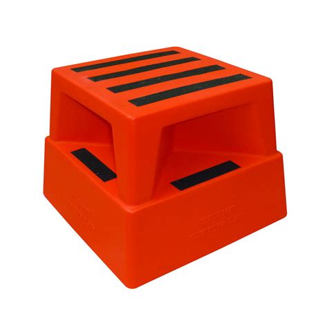 Safety Step Stool 260kg Orange Safety Best