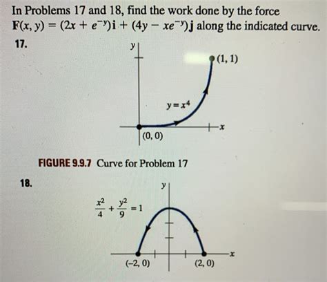 solved in problems 17 and 18 find the work done by the