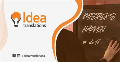 Five Common Translation Mistakes And How To Avoid Them Idea Translations