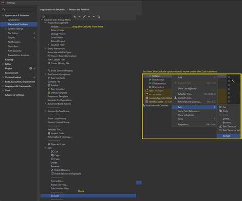 What Does Exclude Do Right Click Menu On Folder Rider Support Jetbrains