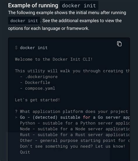 🎖️joão Pinho On Linkedin Docker Init — What A Cool Cli Feature Every Platform Should Have A Cli