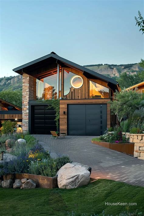 45 Tiny Homes With Beautiful Garage Concepts Pictures Series