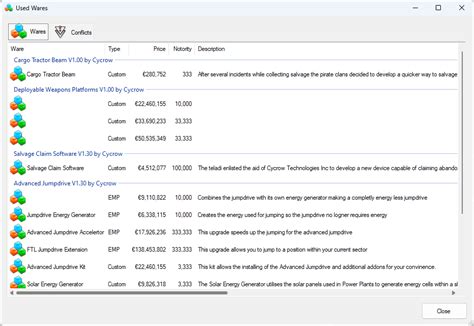 Advanced Options X Universe Plugin Manager