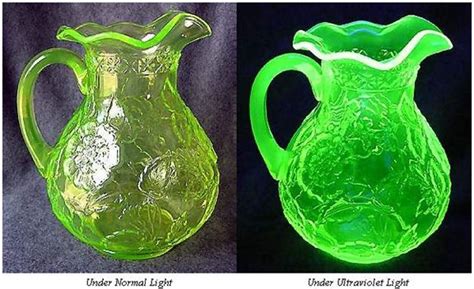 Glowing Vaseline Glass