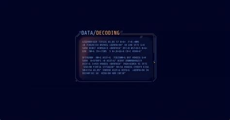 small text decoding window with flickering effect vídeos de stock