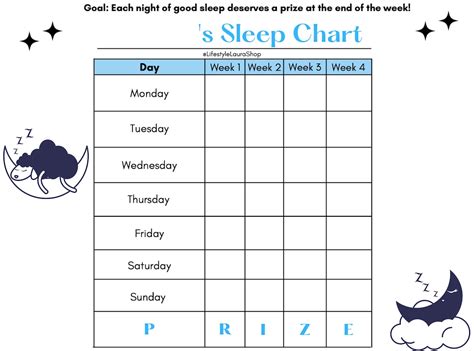 Sleep Chart Template Free At Aidan Charleston Blog