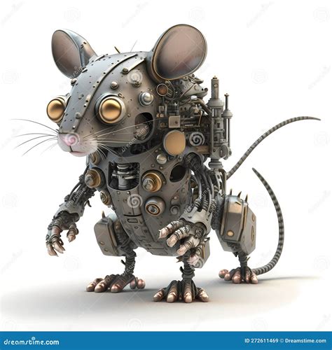 Tiny Rat Robot Generative AI Stock Illustration Illustration Of Computer Intelligence 272611469