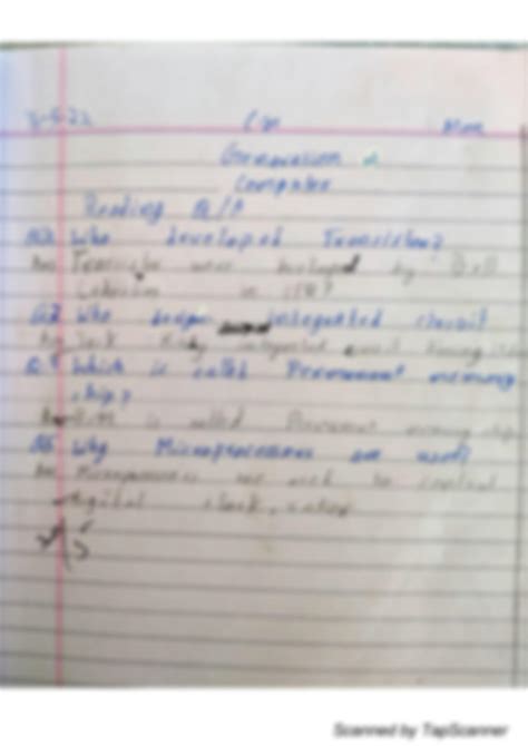 SOLUTION Class Computer Science Ch Generation Of Computer Studypool