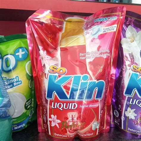 Jual So Klin Liquid Detergen Cair 1600 Ml Shopee Indonesia