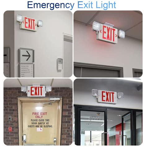 Snapklik Com TANLUX Red Exit Sign