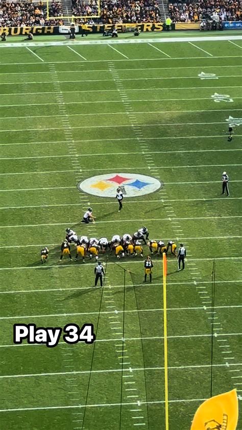 Steelers Vs Ravens Play 34 Pittsburghsteelers Steelers Nfl