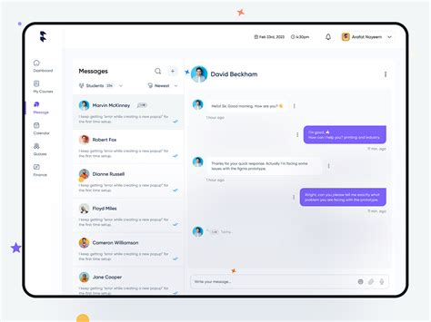 Education Saas Messages By Filllo Design Agency On Dribbble