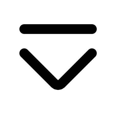 Line Arrow Down Vector SVG Icon SVG Repo