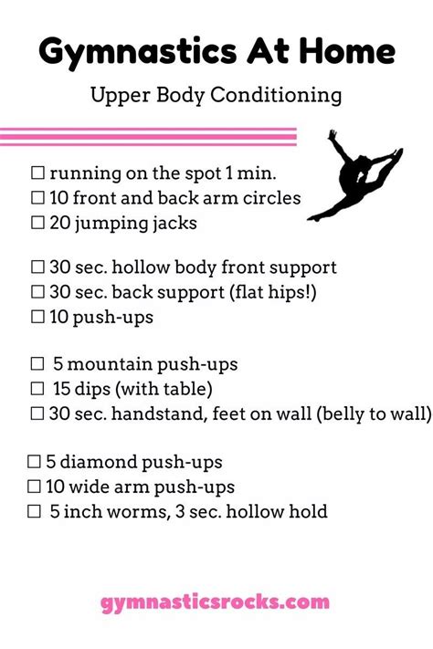 Gymnastics Conditioning Plan A Comprehensive Guide For Beginners