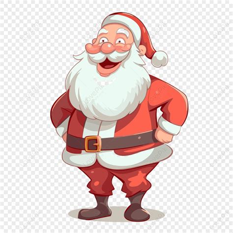 행복한 산타 벡터상표만화클립 아트 Png 일러스트 무료 다운로드 Lovepik