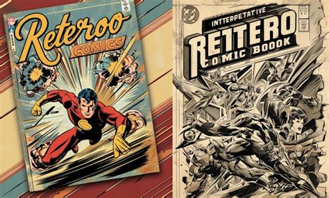 Draw Retro Vintage Comics Vintage Comics Book Cover Vintage Poster