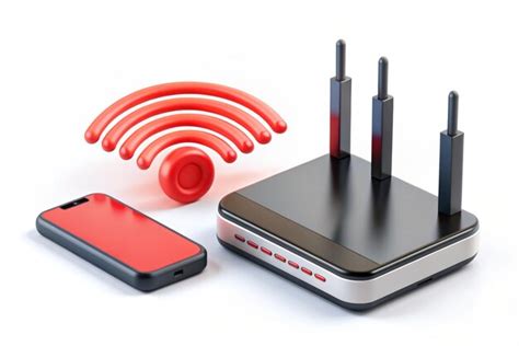 3d Set Of Wireless Or Wifi Illustration Bad And Good Connection Concept