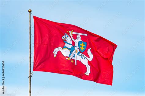 Historical Lithuanian Flag Coat Of Arms Of Lithuania Consisting Of An
