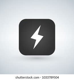 Lightning Icon Vector Stock Vector Royalty Free Shutterstock