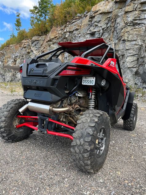 2020 2025 Polaris Rzr Pro Xp Xp4 Turbo Trail Muffler Ggb Exhaust Technologies Inc