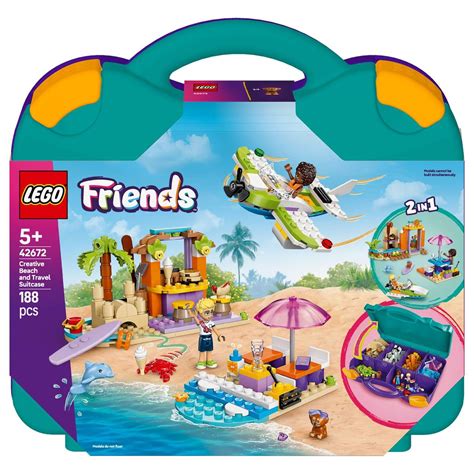 Lego® Friends Creative Beach And Travel Suitcase Buildable Toy Set