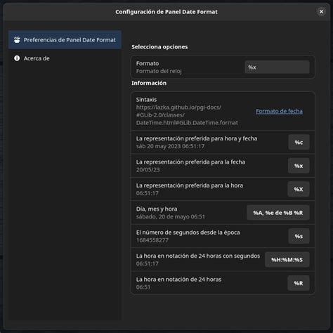 Panel Date Format Gnome Shell Extensions