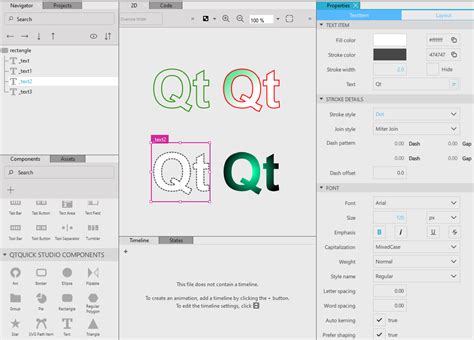 TextItem QML Type Qt Quick Studio Components Qt